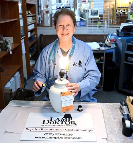 Local woman restores antique lamps, creates custom designs