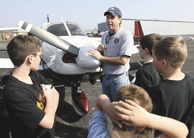 Boy Scouts earn aviation merit badges at Carlisle Airport