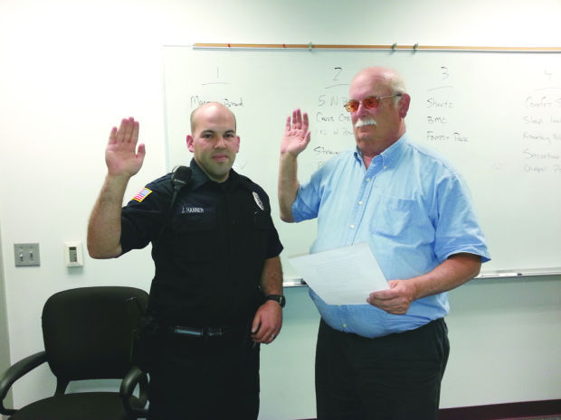 New Carlisle police officer sworn in
