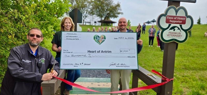 Honor late pets at Antrim Township's Memorial Paw Bridge