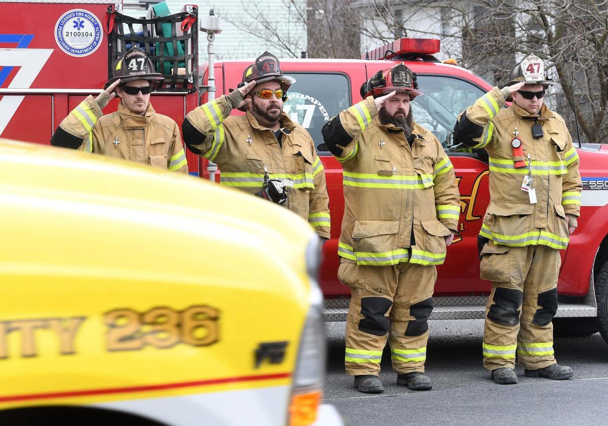 A fallen firefighter returns home: Processional returns Citizen's Fire ...