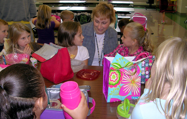 Nancy Grayson principal back at school
