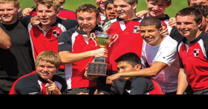 High school rugby making a push out of the fringe