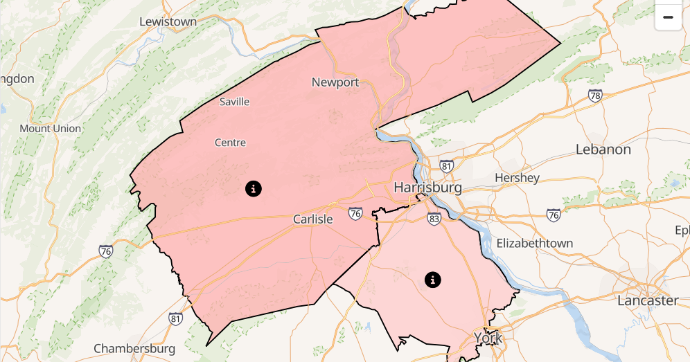 Interactive map: Which PA Senate district do I live in?