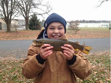 Carlisle brothers catch trout in LeTort Spring Run