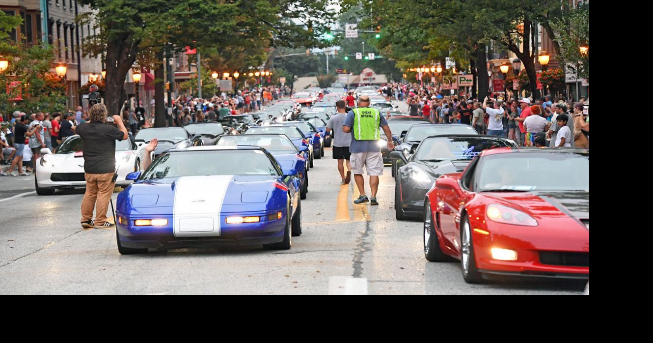 Vettes for view: Hundreds of Corvettes to parade, park in downtown ...
