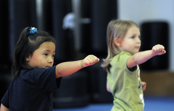 'Daring Dragons' kick their way through karate class