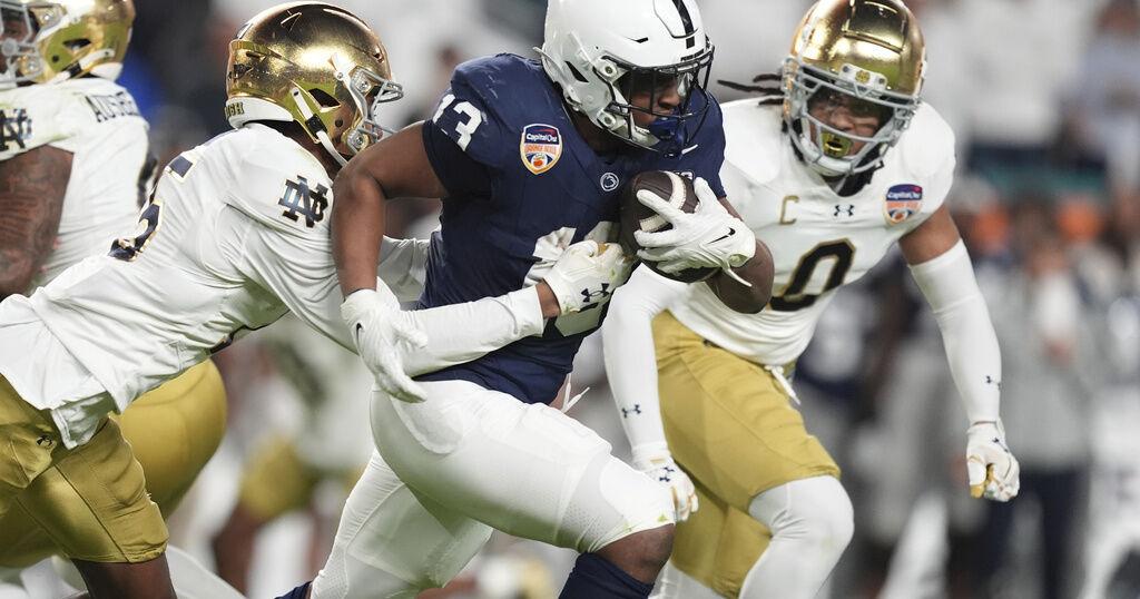 Penn State CFP run ends with Orange Bowl loss to Notre Dame
