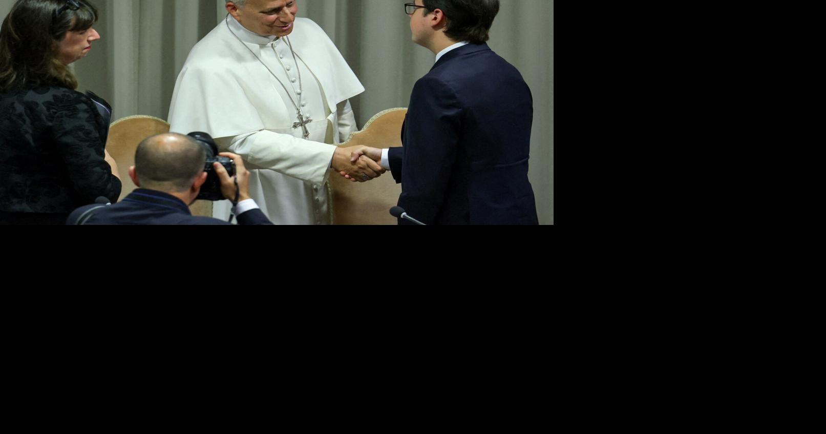 Pope Leo urges world to 'slow down' on AI in first manifesto