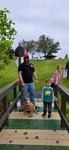 Honor late pets at Antrim Township's Memorial Paw Bridge
