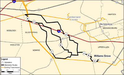 PPL halts transmission line project in Mechanicsburg area