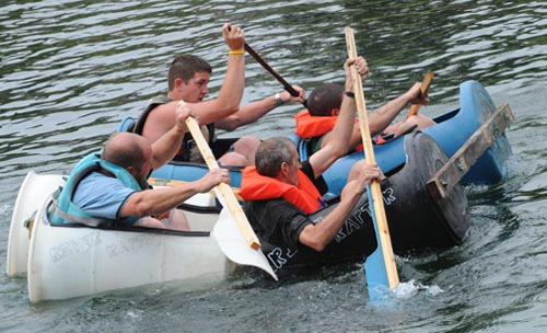 Boy Scout Troop 182 wins final race in Anything Floats competition