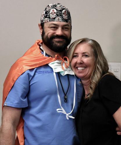 Colon cancer survivor pays tribute to “superhero” physician | News ...