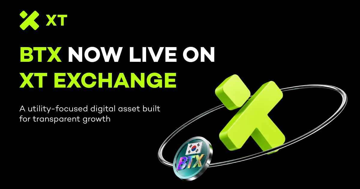 XT Exchange Welcomes BTX as It Builds Toward a More Connected Web3 ...