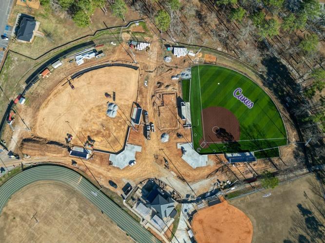 Dellinger Park softball fields on track for May completion | News ...