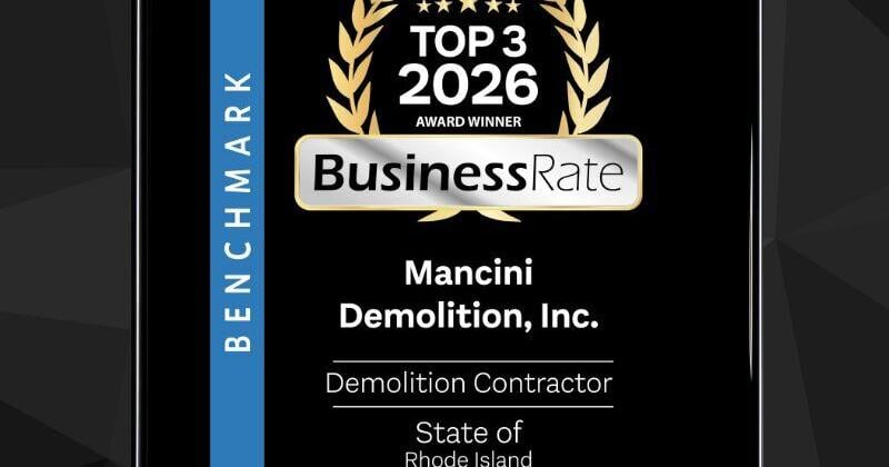 Mancini Demolition Recognized as a Top Demolition Contractor in Rhode ...