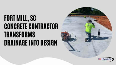 Fort Mill, SC Concrete Contractor Transforms Drainage Into Design ...