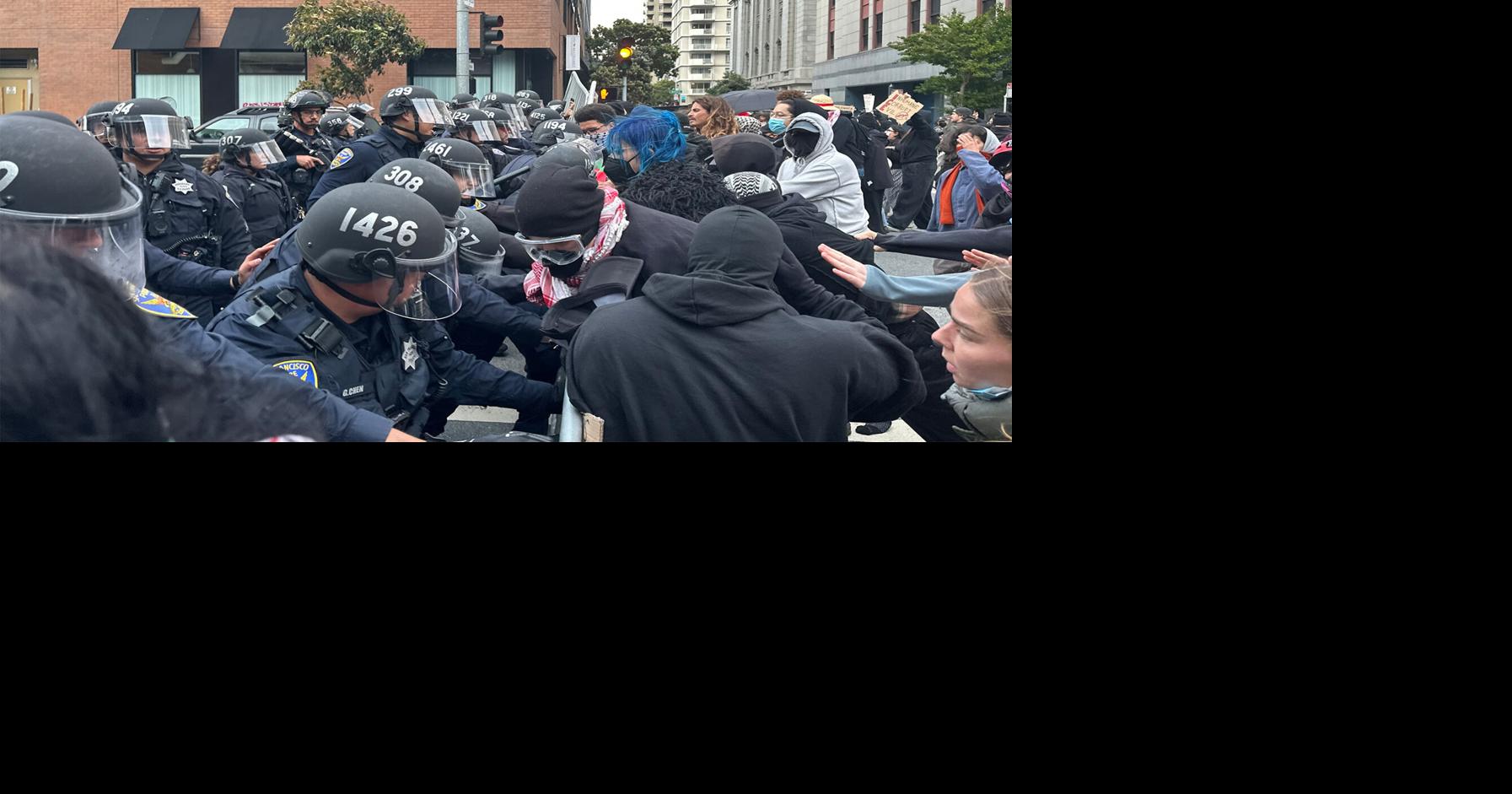 UC Berkeley student protesters among dozens arrested in violent clash ...