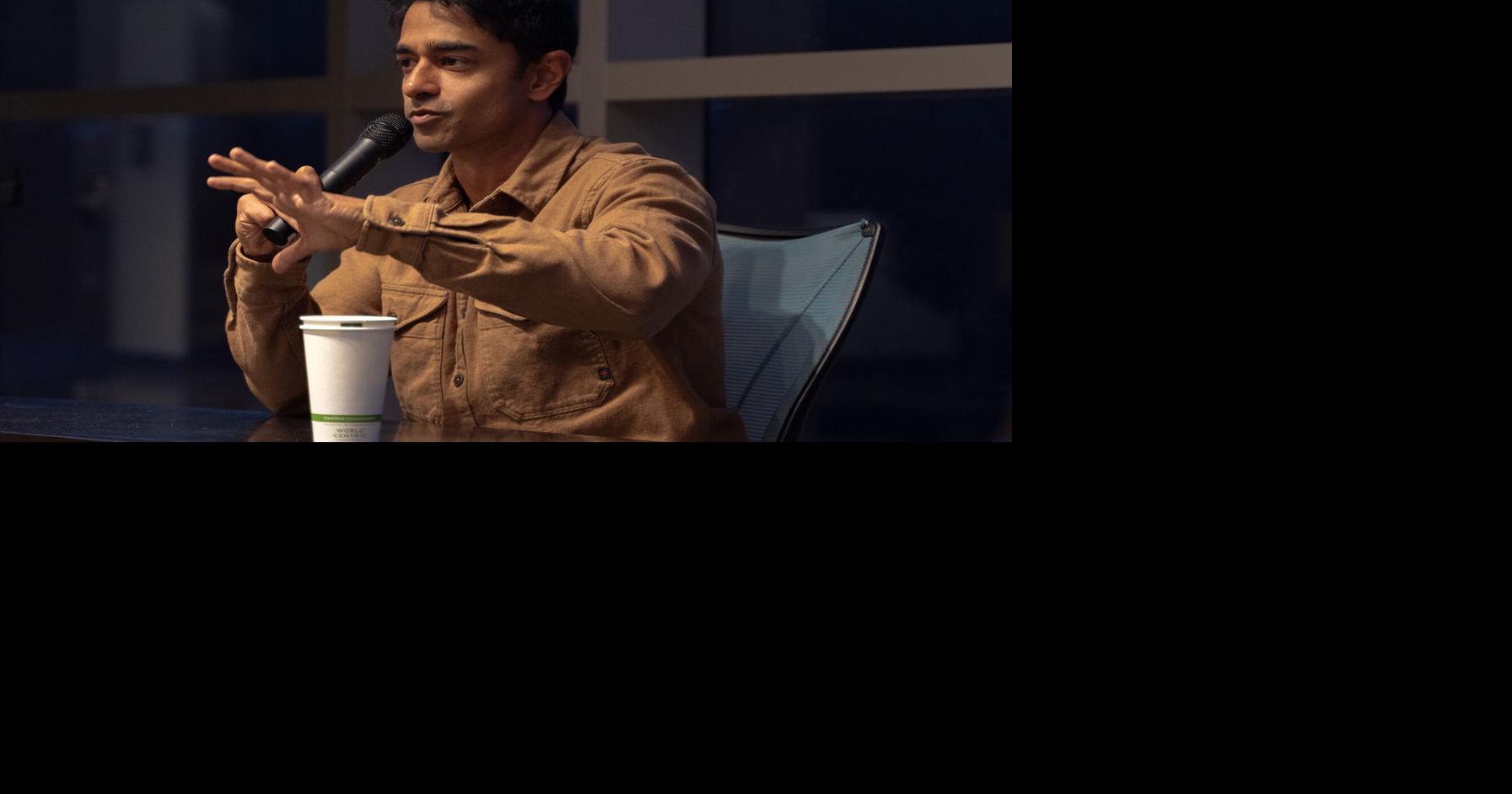 Progressive US House candidate Saikat Chakrabarti speaks on freedom of ...