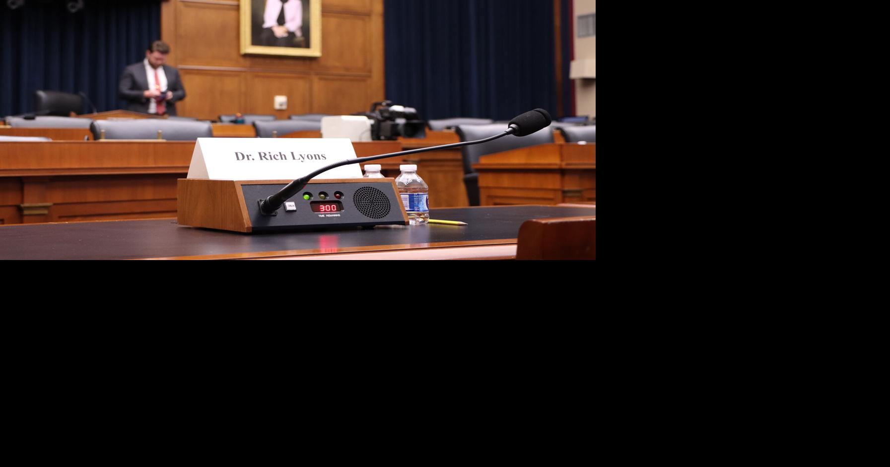 LIVE: UC Berkeley Chancellor Rich Lyons testifies before Congress on ...