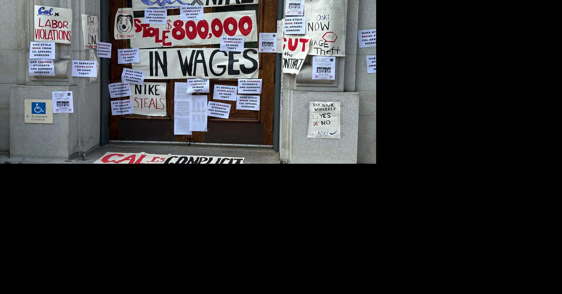 Protesters urge campus to cut Nike partnership over labor violations ...