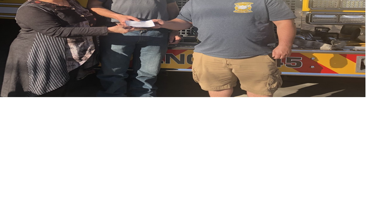 Fire department donation | News | dailycourier.com