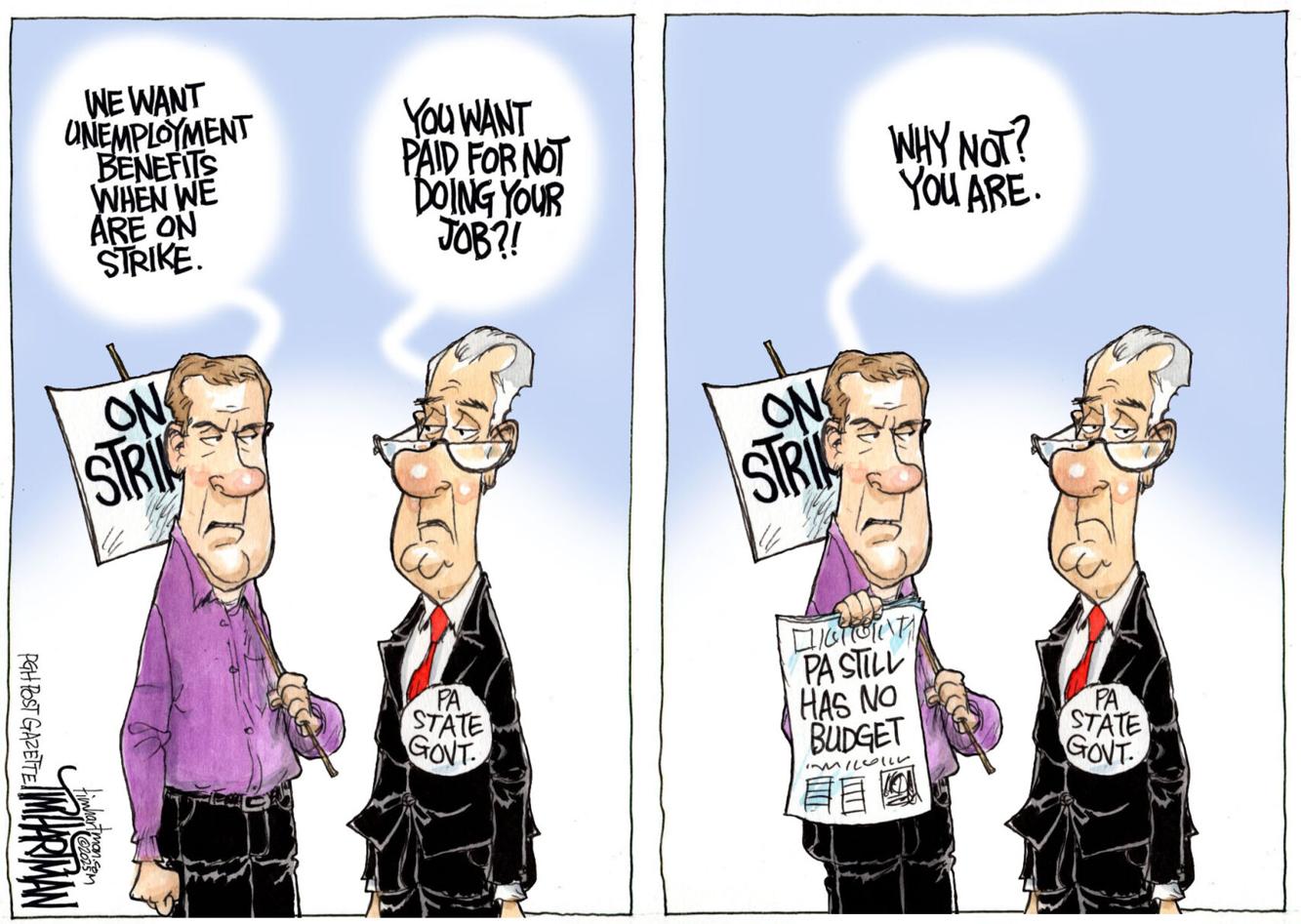 On strike cartoon | Opinion | dailycourier.com