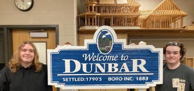 CACTC students refurbish Dunbar Borough sign | Local News ...