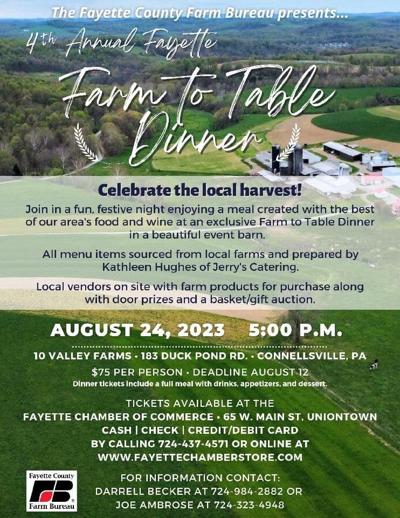 Fayette Farm to Table dinner showcases local agriculture | News ...