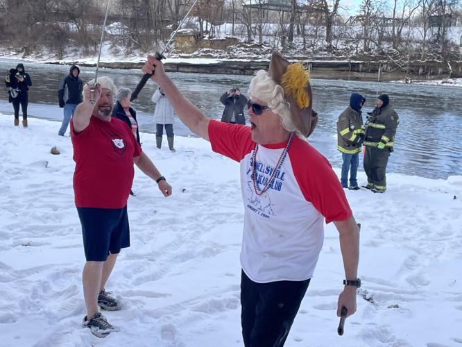 Frigid temperatures, ice, doesn't stop Polar Bear plungers | News ...