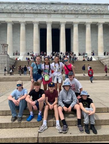 Middle school students experience U.S. history through trips ...