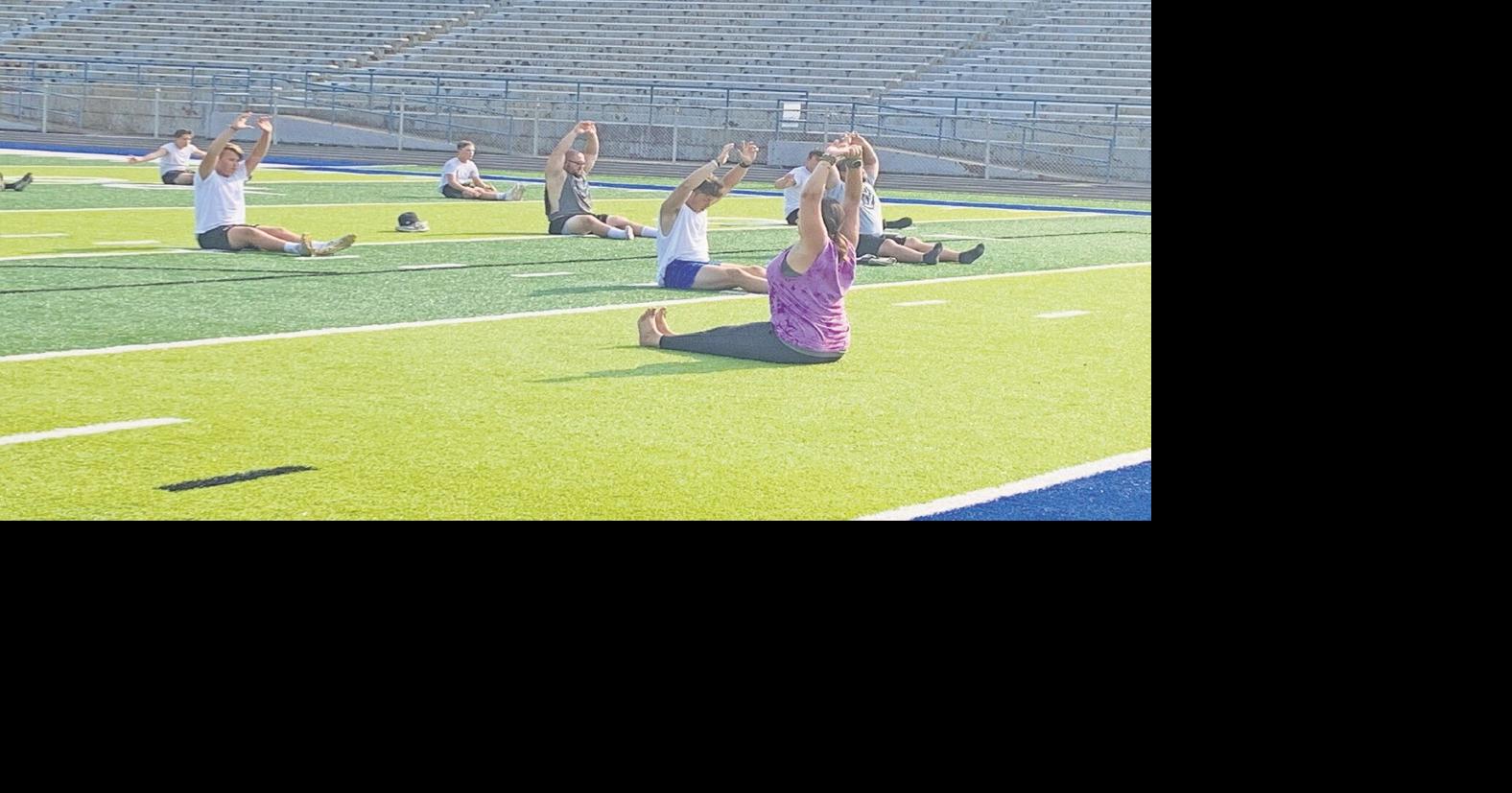 Yoga becomes weekly ritual for Falcon football | Sports | dailycourier.com