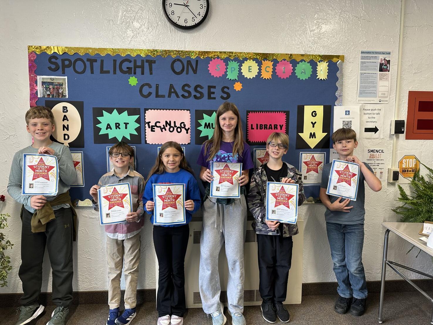 Ramsay recognizes October students of the month | Mt. Pleasant Journal ...