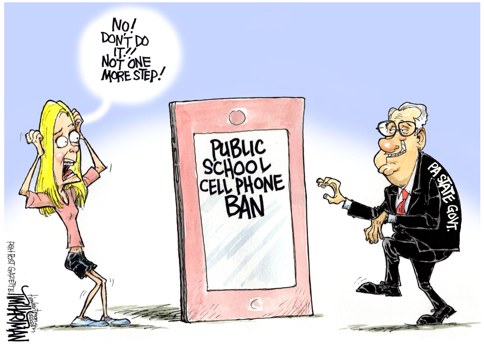 Cell phone cartoon | Opinion | dailycourier.com