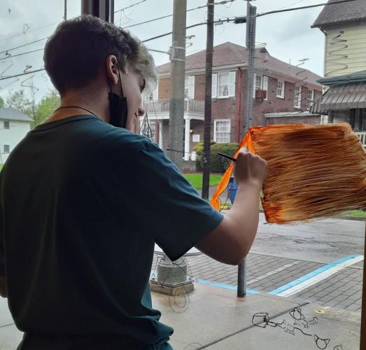 Southmoreland students' art brightens library | Multimedia ...