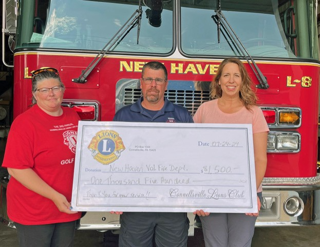 Connellsville Lions donates $7,500 to local fire companies | News ...