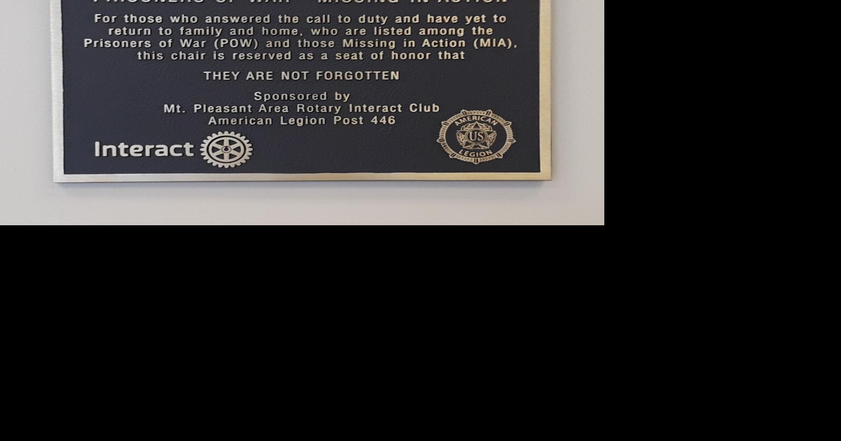 Mt. Pleasant Area unveils Empty Chair Project | News | dailycourier.com