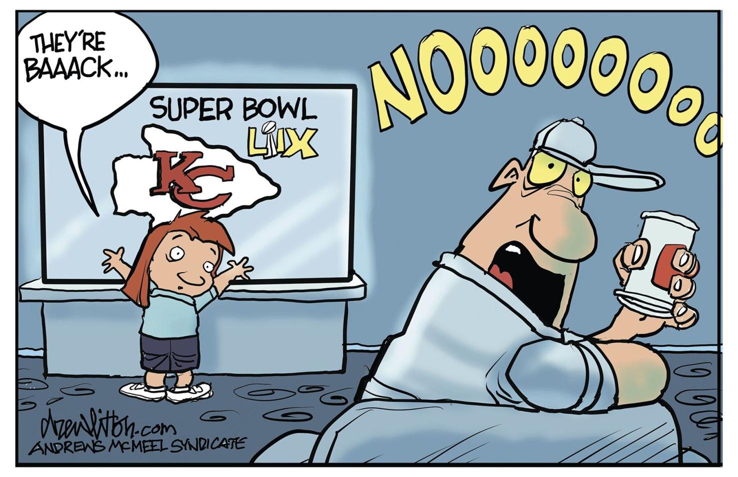 Super Bowl cartoon | | dailycourier.com