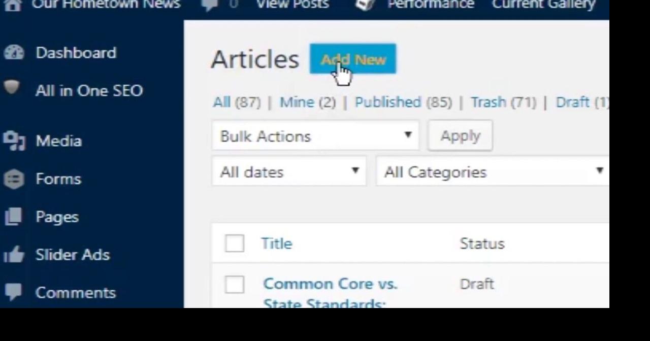 How to Create an Article | Featured-stories | dailycourier.com