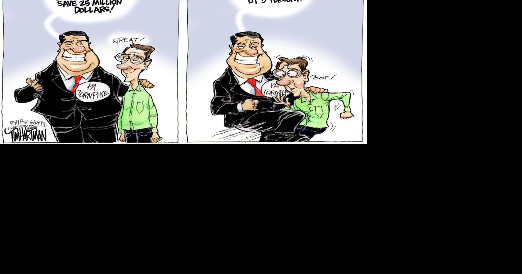 Toll cartoon | Opinion | dailycourier.com