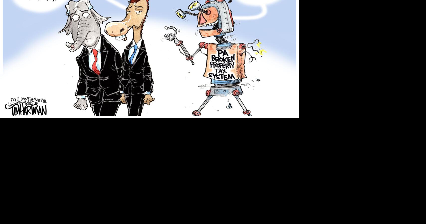 Property tax cartoon | Opinion | dailycourier.com
