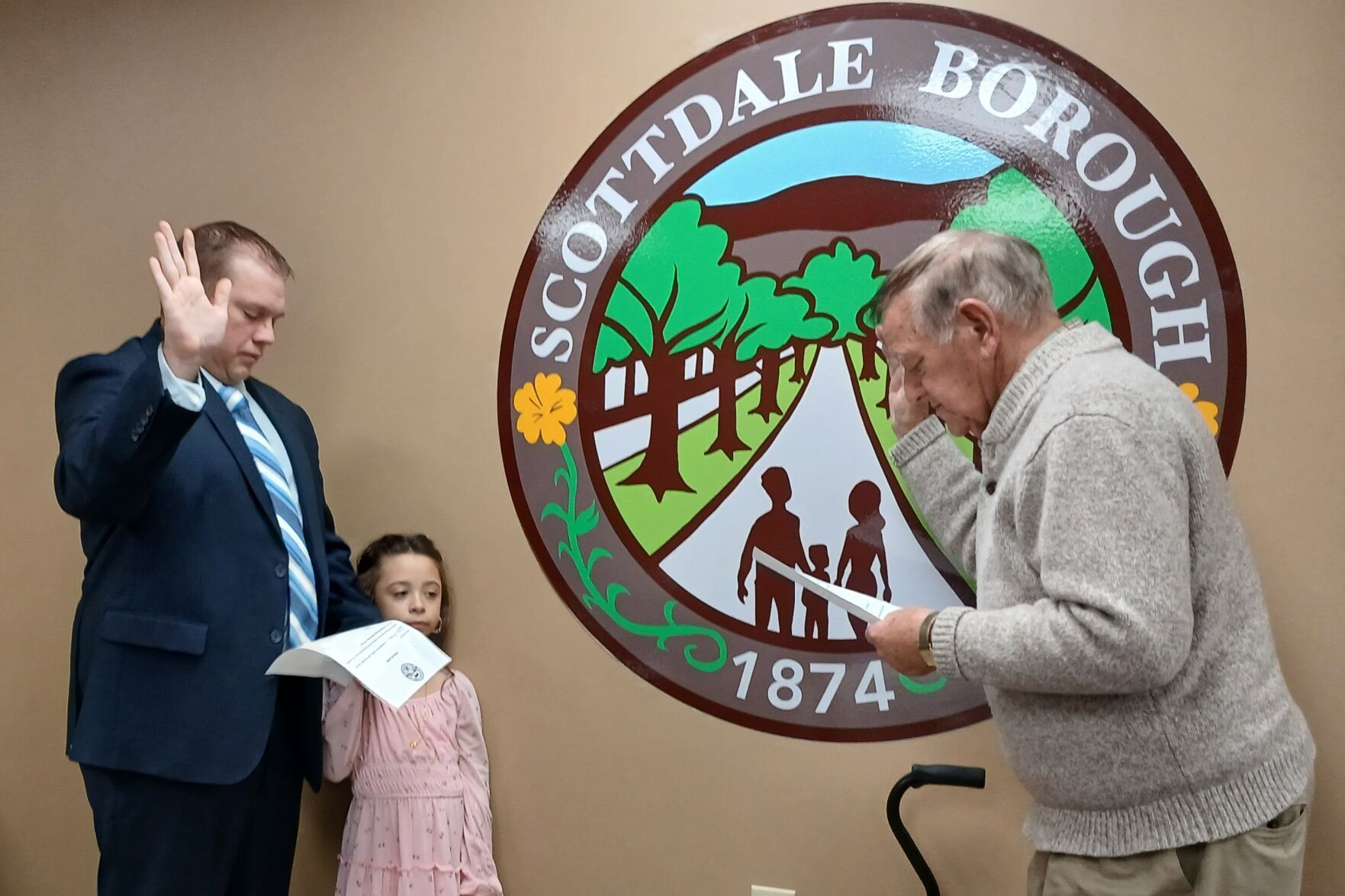 Scottdale swears in new chief, discusses old business | News ...