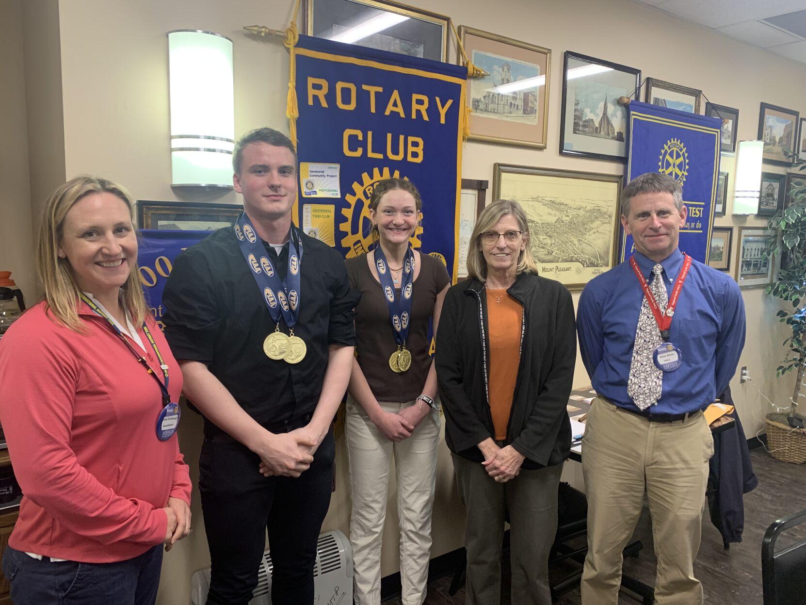 Swimmers address Rotary Club | News | dailycourier.com