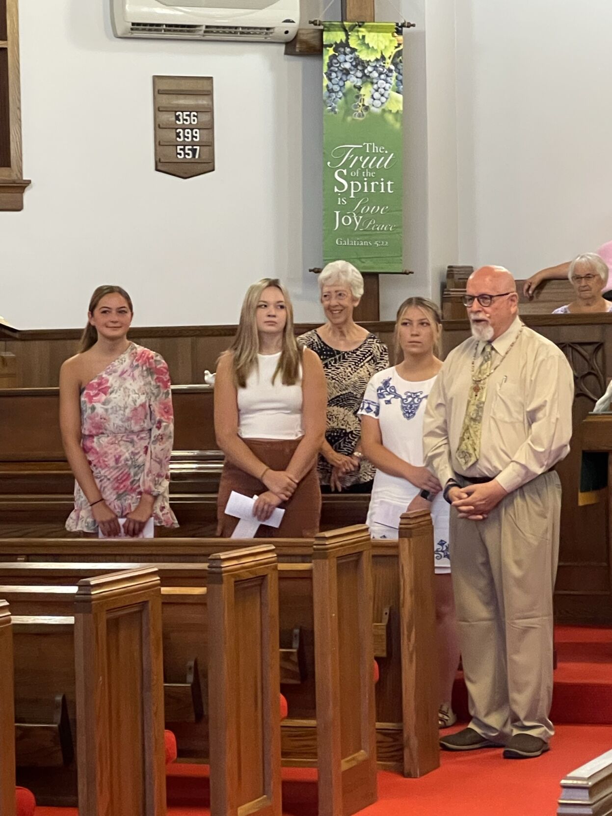 Trinity United Methodist Church presents James G. Schenck Scholarship ...