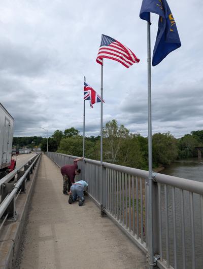 Three flags fly on Memorial Bridge | News | dailycourier.com