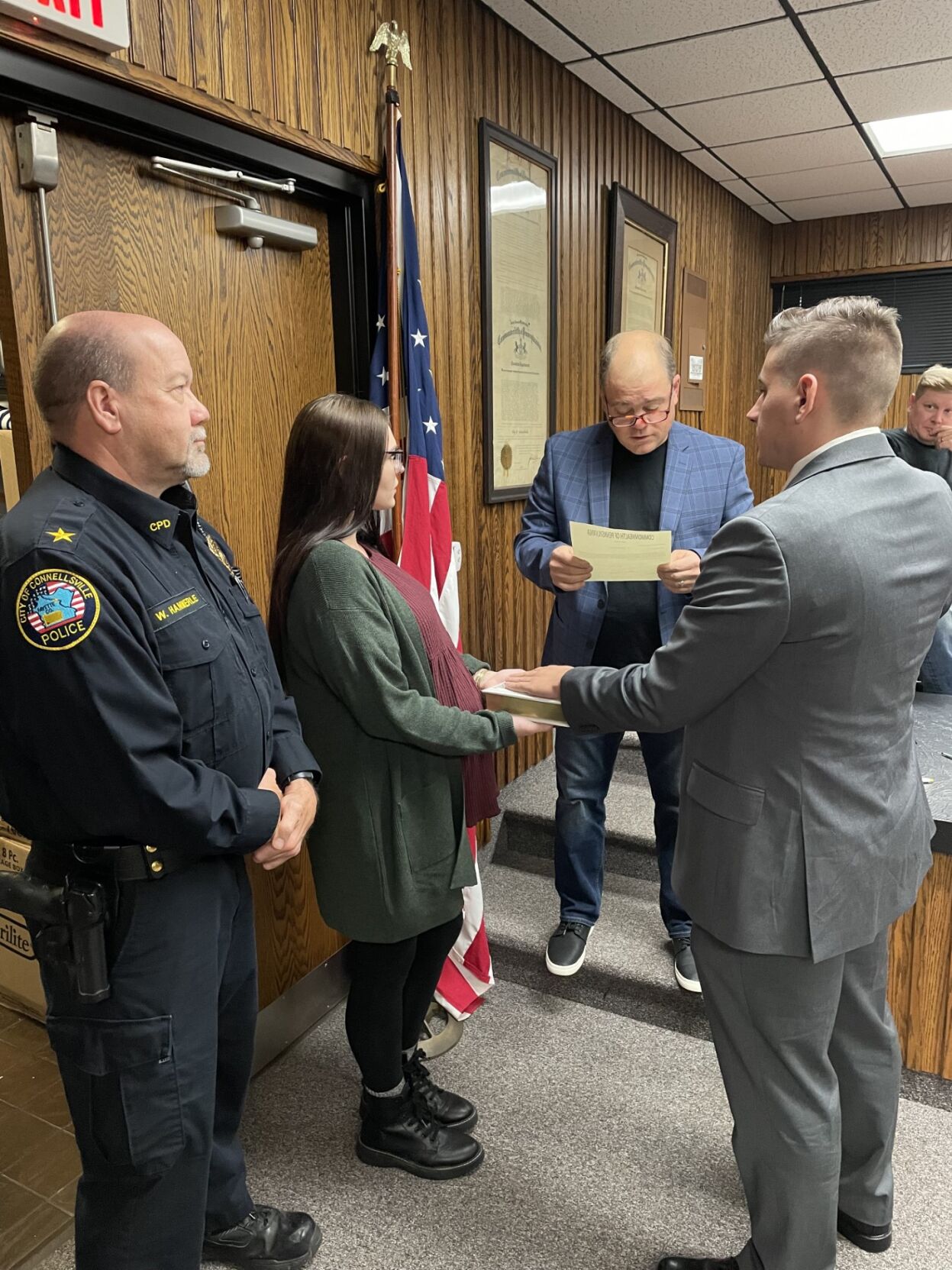 New police officer given oath | News | dailycourier.com