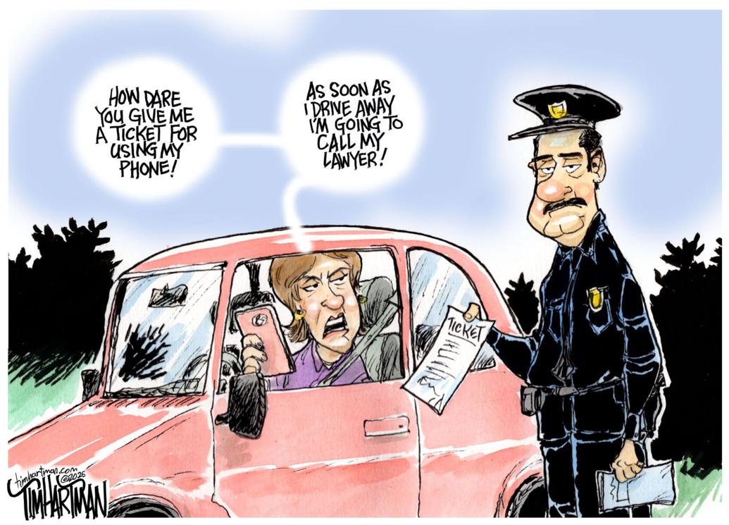 Cell phone cartoon | Opinion | dailycourier.com