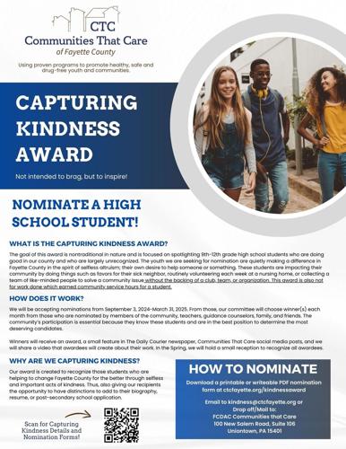 Capturing Kindness Award recognizes local students | News ...