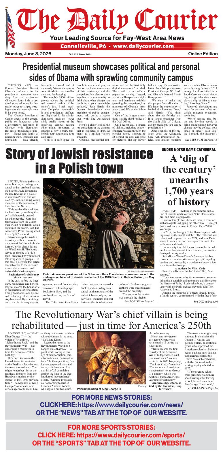 Page A1 | e-Edition | dailycourier.com