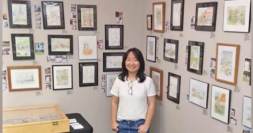 Illustrator Ottavia Huang showcases her work at Colonie art store and ...